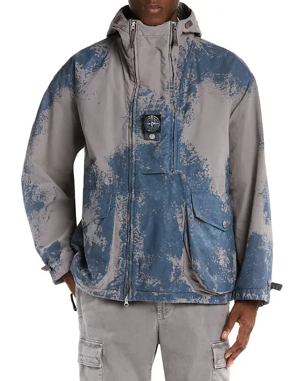 Stone Island Light Hooded Zipper Jacket