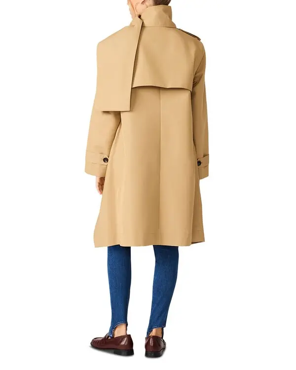 Steve Madden Caspian High Low Double Breasted Jacket