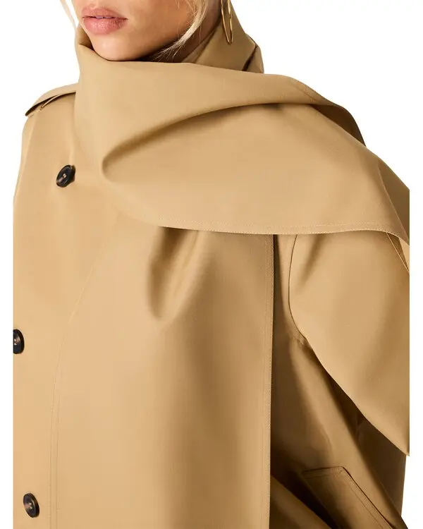 Steve Madden Caspian High Low Double Breasted Jacket
