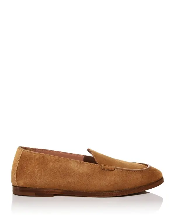 AQUAZZURA College Moccasin Flats - Camel