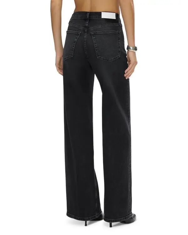 RE/DONE High Rise Wide Leg Jeans