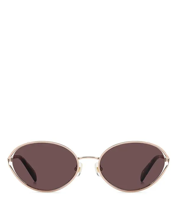 Kate Spade New York Adina Oval Sunglasses, 54mm