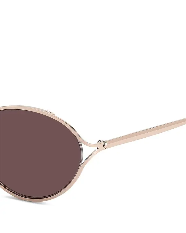 Kate Spade New York Adina Oval Sunglasses, 54mm