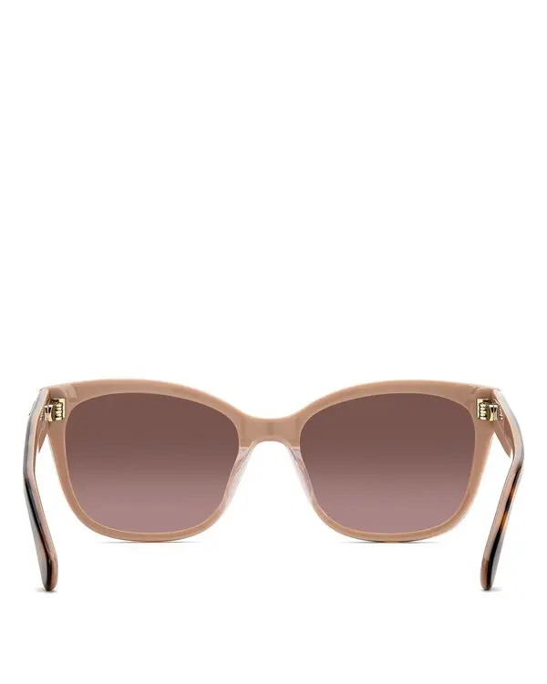 Kate Spade New York Fatimah Rectangular Sunglasses, 55mm
