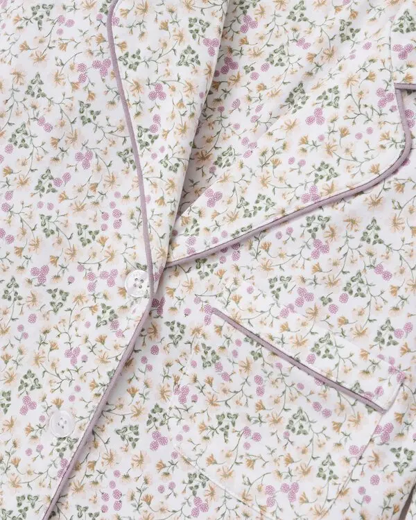 PETITE PLUME Cotton Printed Long Pajama Set