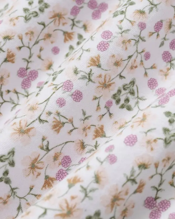 PETITE PLUME Cotton Printed Long Pajama Set
