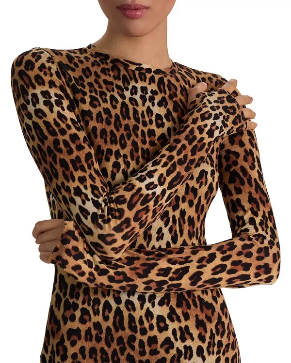 Alice + Olivia Wendy Fit & Flare Godet Mini Dress