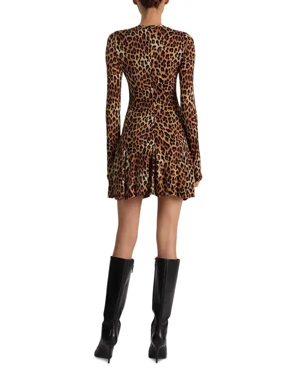 Alice + Olivia Wendy Fit & Flare Godet Mini Dress