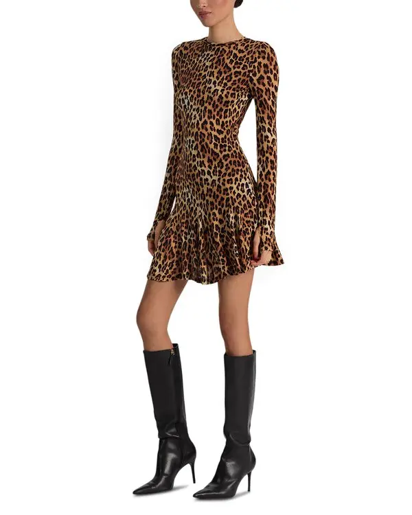 Alice + Olivia Wendy Fit & Flare Godet Mini Dress