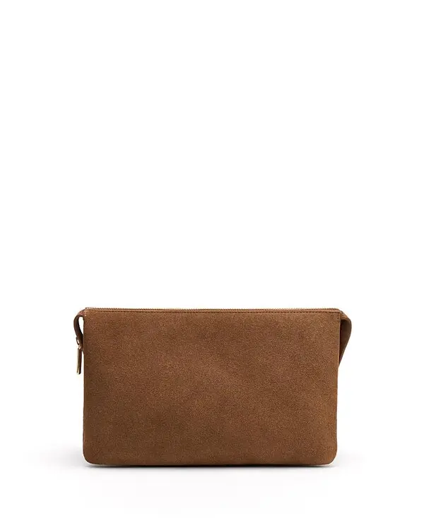 Cuyana Suede Tria Clutch