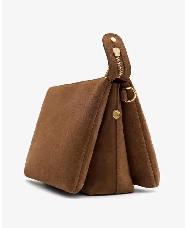 Cuyana Suede Tria Clutch