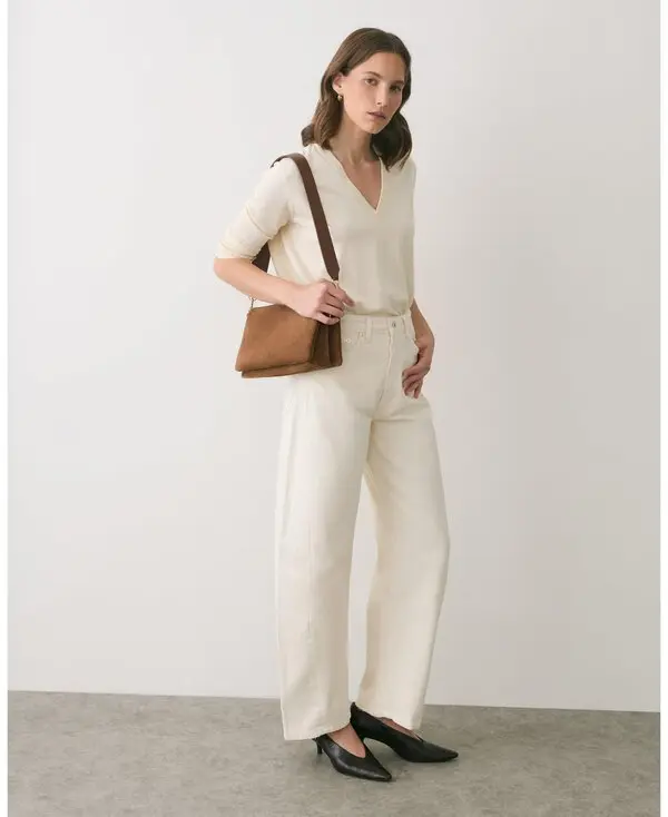Cuyana Suede Tria Clutch
