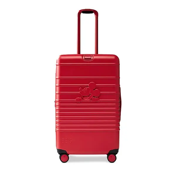 BEIS The Disney Medium Check-in Roller Suitcase - Mickey Mouse Red