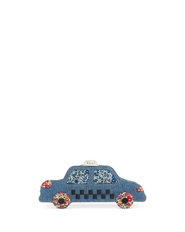 Stoney Clover Lane Made With Liberty Fabric Mini Nyc Taxi Cab Pouch - Multi