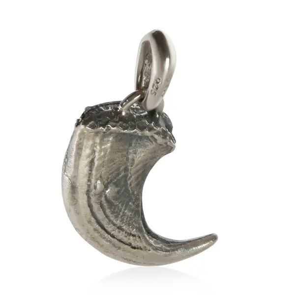 David Yurman Sterling Silver Diamond Petrvs Claw Amulet Pendant