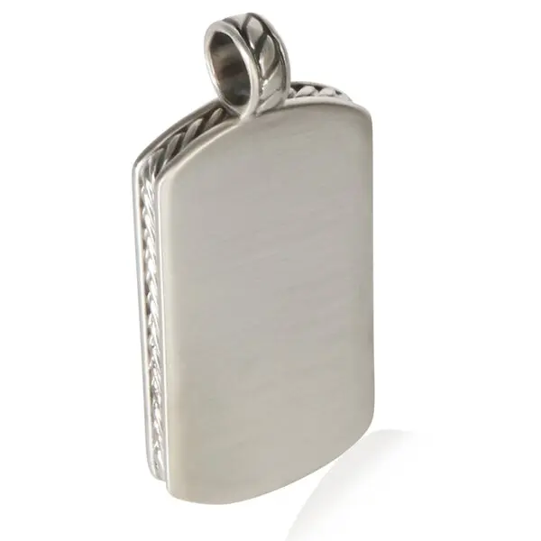 David Yurman Sterling Silver Tag Pendant