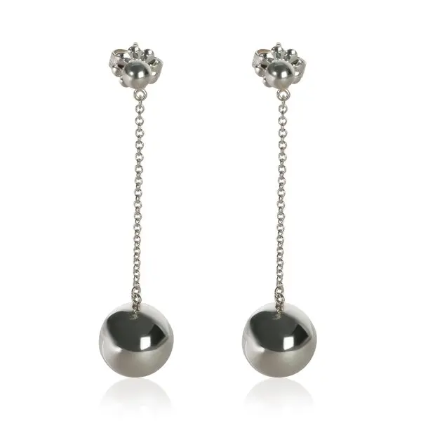 Tiffany & Co. Sterling Silver Hardwear Ball Earrings
