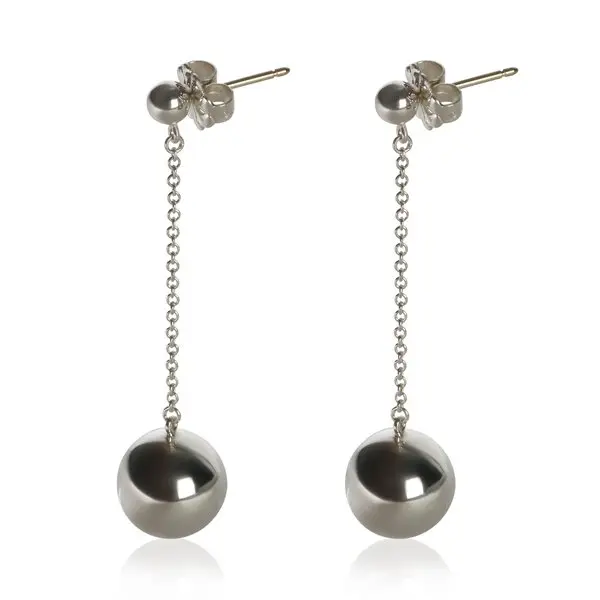 Tiffany & Co. Sterling Silver Hardwear Ball Earrings