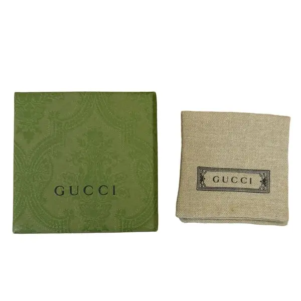 Gucci Sterling Silver Trademark Heart Bracelet