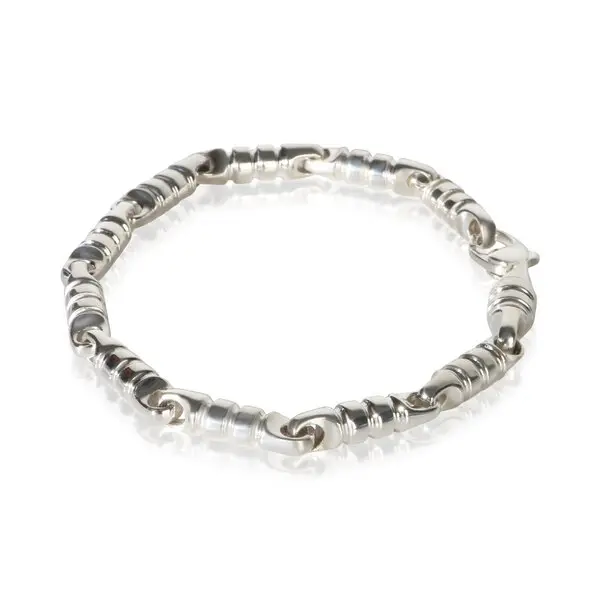Tiffany & Co. Sterling Silver Paloma Picasso Groove Link Bracelet