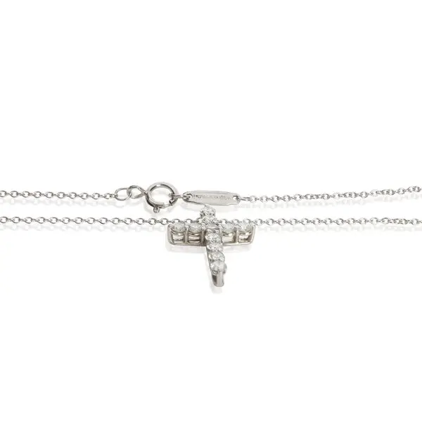Tiffany & Co. Diamond Cross Pendant