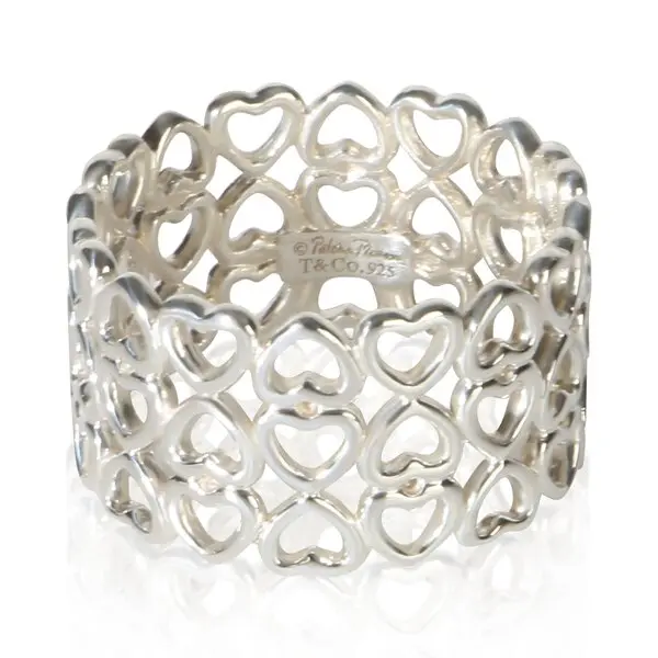 Tiffany & Co. Sterling Silver Paloma Picasso Crown Of Hearts Ring - Sterling_silver