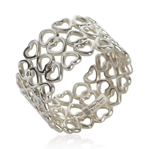 Tiffany & Co. Sterling Silver Paloma Picasso Crown Of Hearts Ring