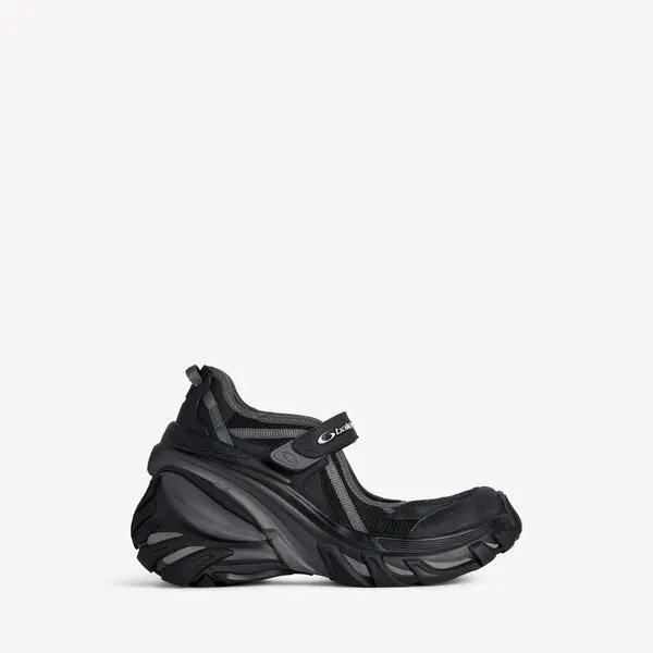 Balenciaga Hydra Mary Jane Sneaker - Black