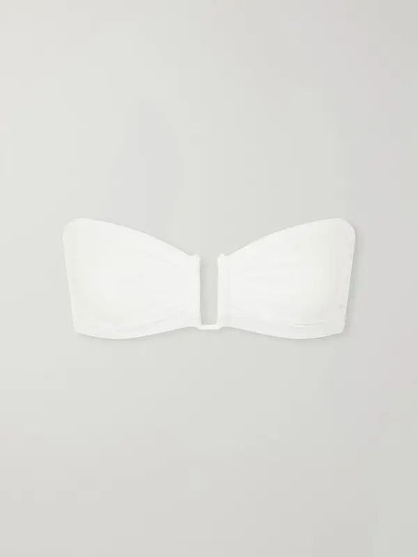 ERES Duni Strapless Bikini Top - White