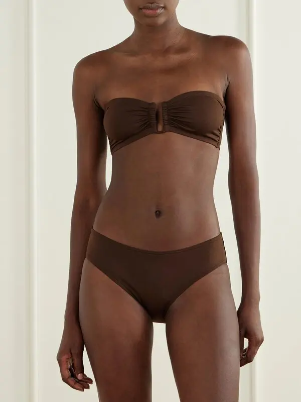 ERES Show Bandeau Bikini Top - Brown