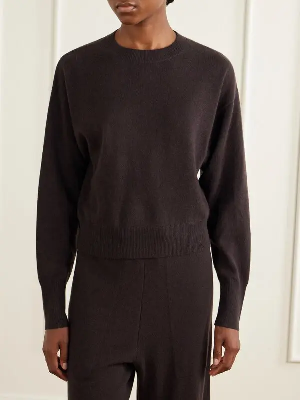 Le Kasha Menorca Cropped Cashmere Sweater - Purple