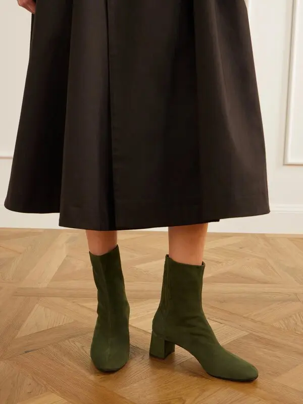 AQUAZZURA Saint Honoré 50 Suede Boots