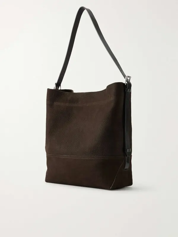 LEMAIRE Belted Nubuck Leather Tote