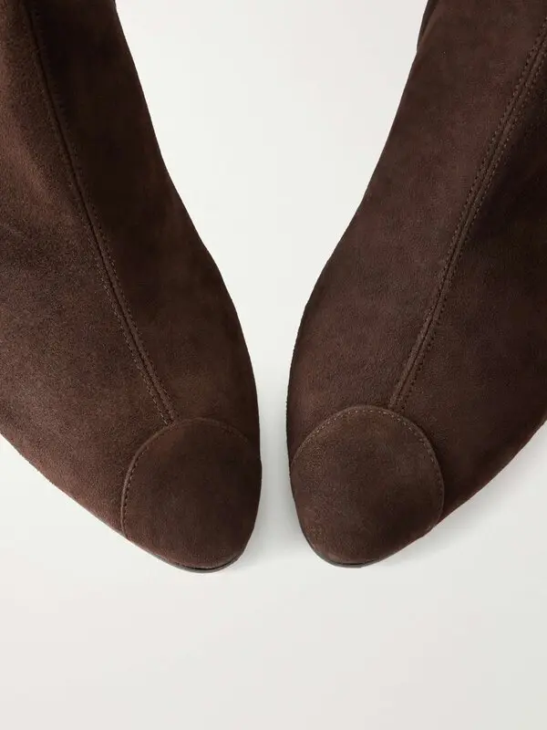 AeydĒ Mia Cap 55 Wedge Suede Ankle Boots
