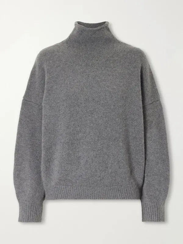 Arch4 Cimmie Cashmere Turtleneck Sweater - Gray
