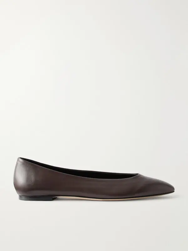 AeydĒ Ellie Leather Ballet Flats