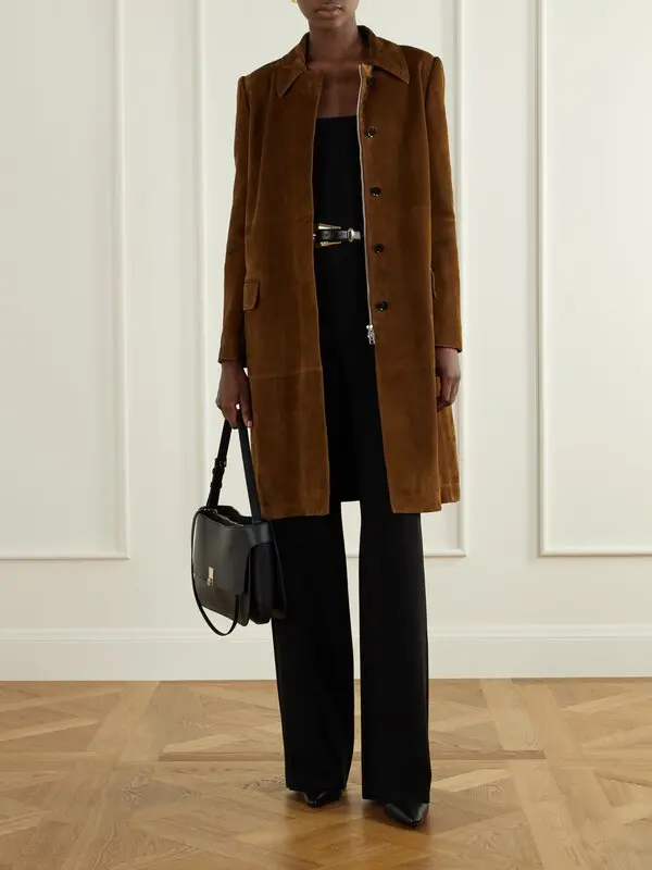 FERRAGAMO Cara Leather Shoulder Bag - Black