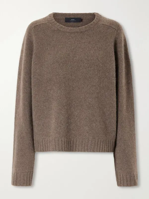 Arch4 Limerick Cashmere Sweater - Brown