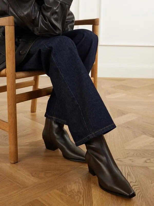AeydĒ Baba 40 Leather Ankle Boots