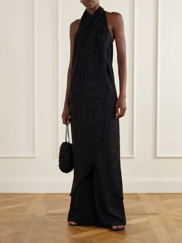 Johanna Ortiz Silent Water Satin-jacquard Tunic