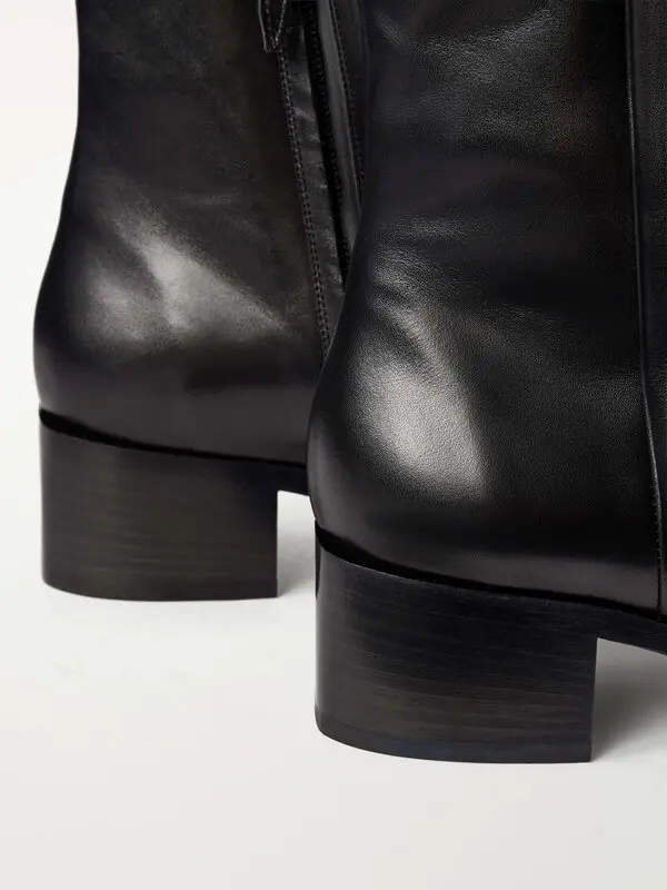 AeydĒ Lee 40 Leather Ankle Boots