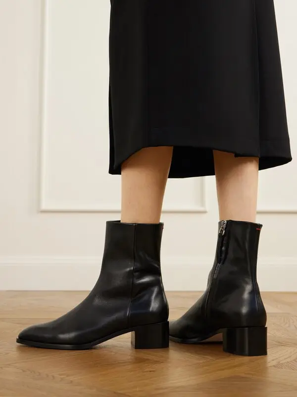 AeydĒ Lee Leather Ankle Boots