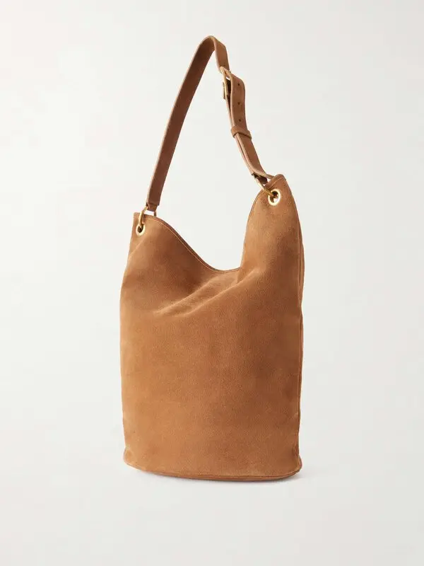 NILI LOTAN Cooper Suede Shoulder Bag
