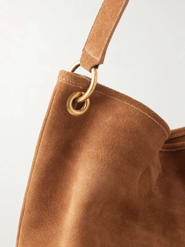 NILI LOTAN Cooper Suede Shoulder Bag