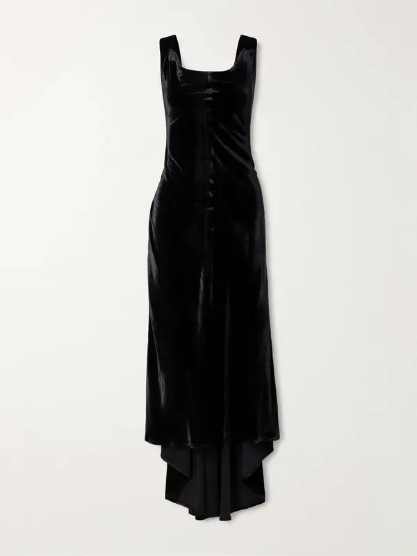 Le Kasha Gritti Velvet Maxi Dress