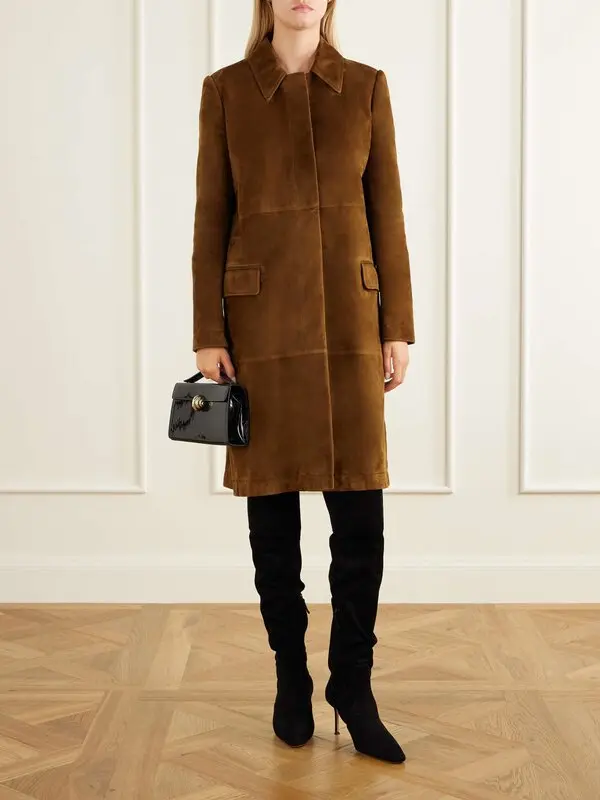 AQUAZZURA Vespera 75 Suede Boots