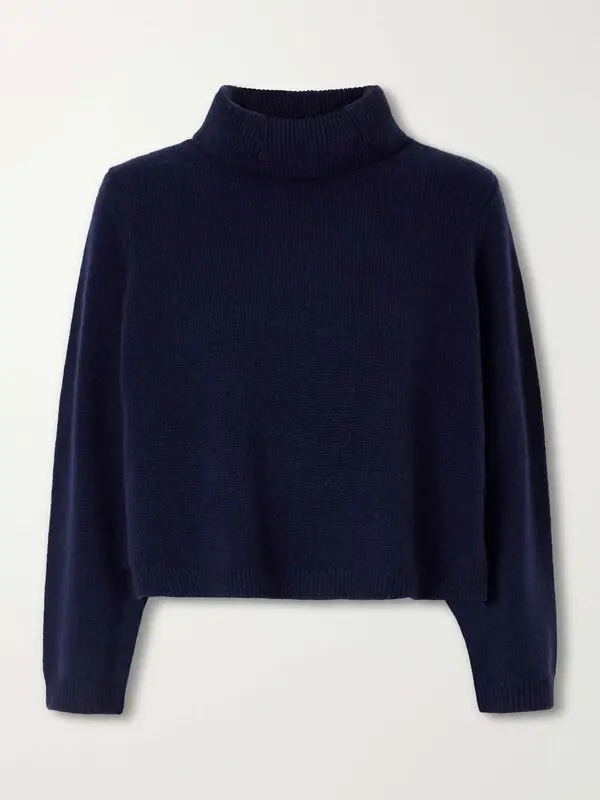 Arch4 Harwood Cropped Cashmere Turtleneck Sweater
