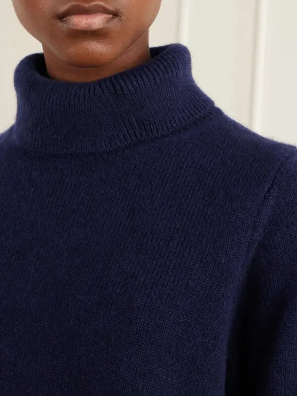 Arch4 Harwood Cropped Cashmere Turtleneck Sweater