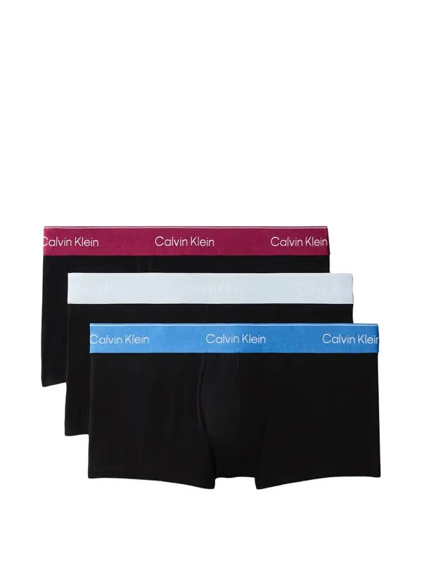 Calvin Klein Fitted Boxers With Logo Elastic - Black