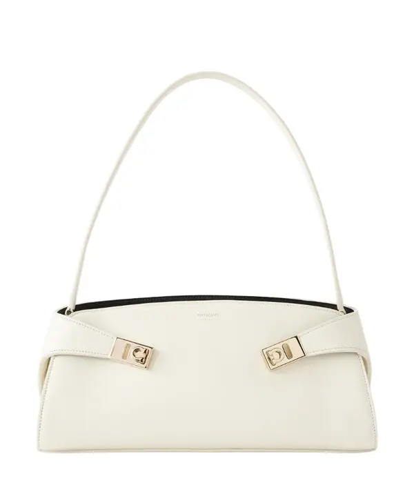 FERRAGAMO Hug Leather Shoulder Bag